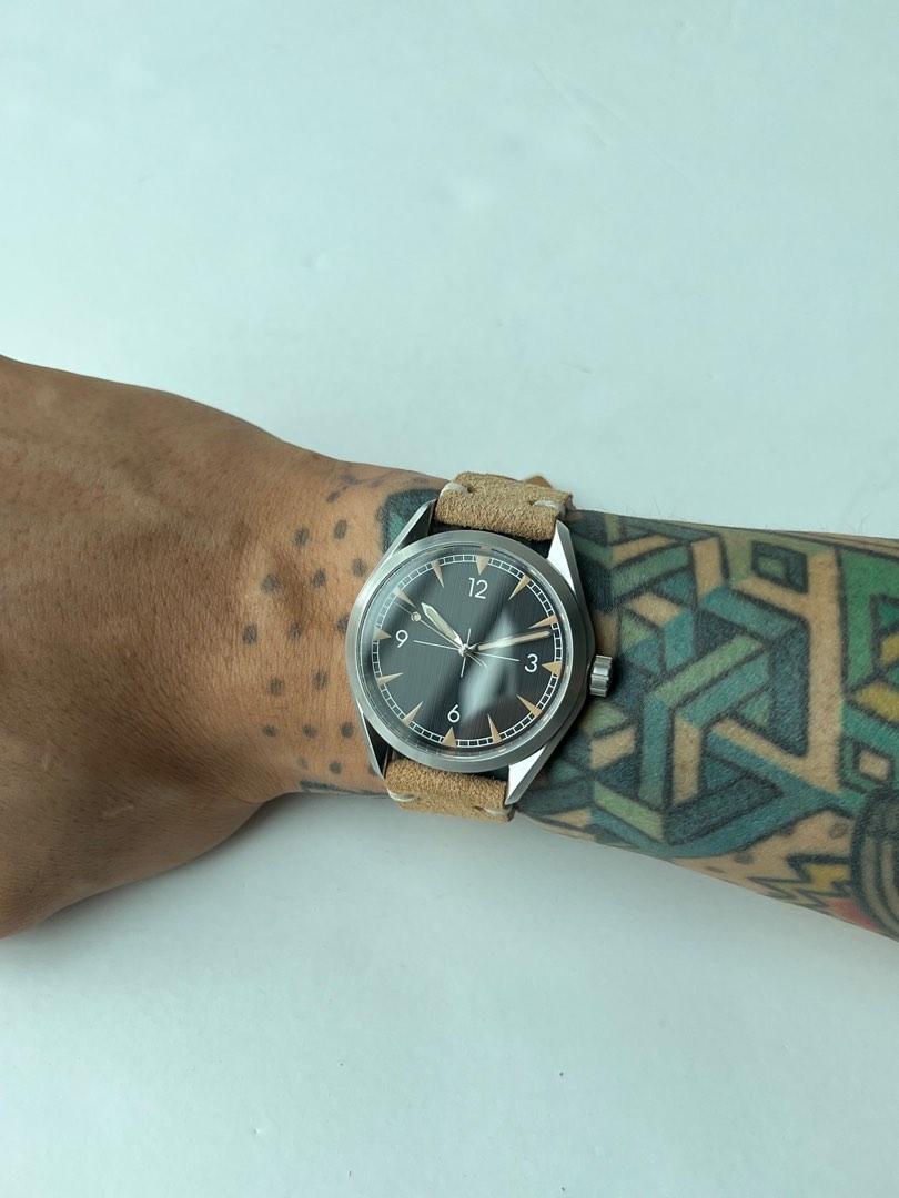 Custom Seiko Mod Omega RailMaster in 40mm, Men's Fashion, Watches ...