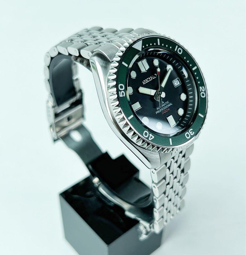Custom Seiko Mod SKX Prospex Starbucks, Men's Fashion, Watches ...