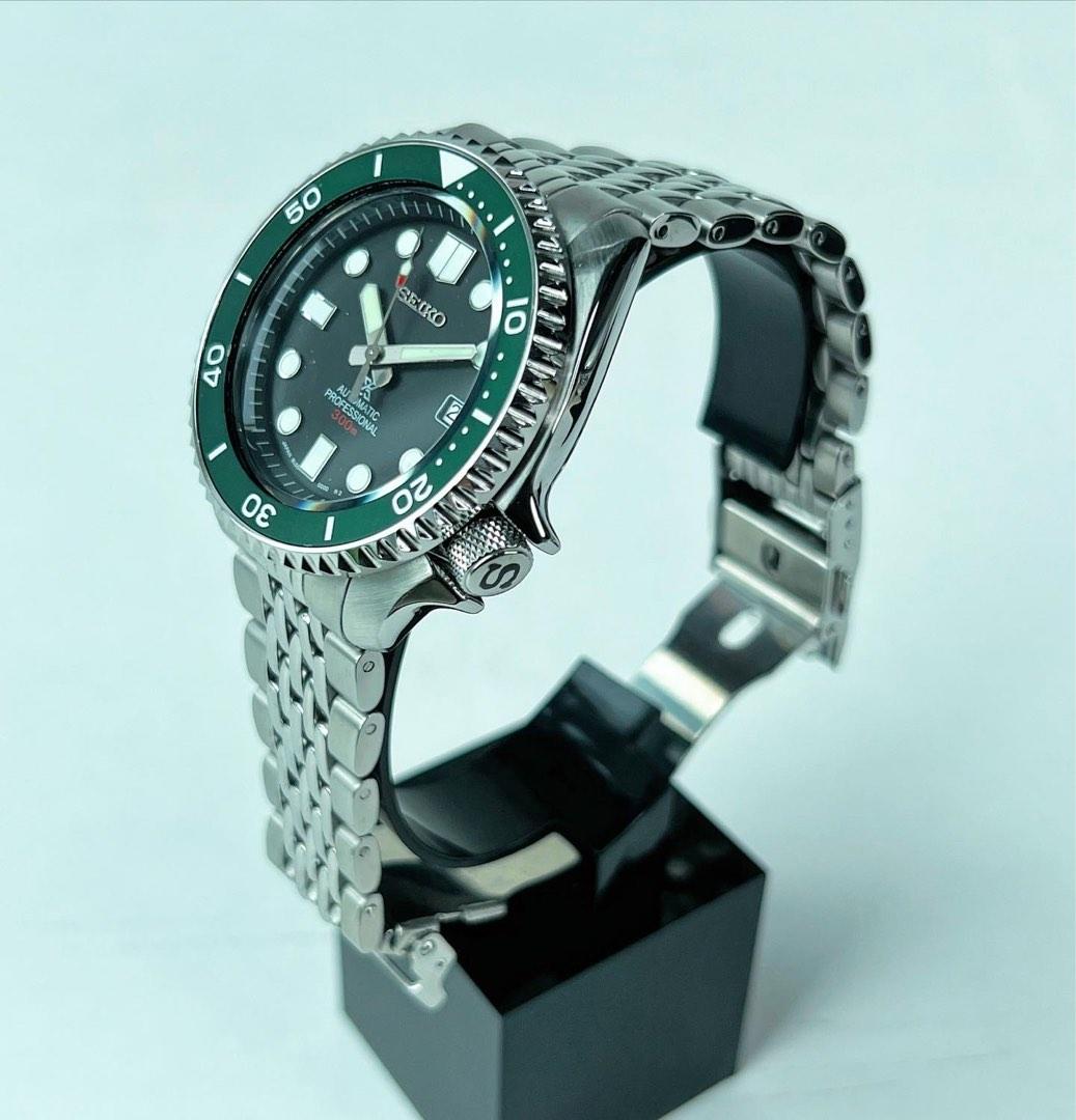 Custom Seiko Mod SKX Prospex Starbucks, Men's Fashion, Watches ...