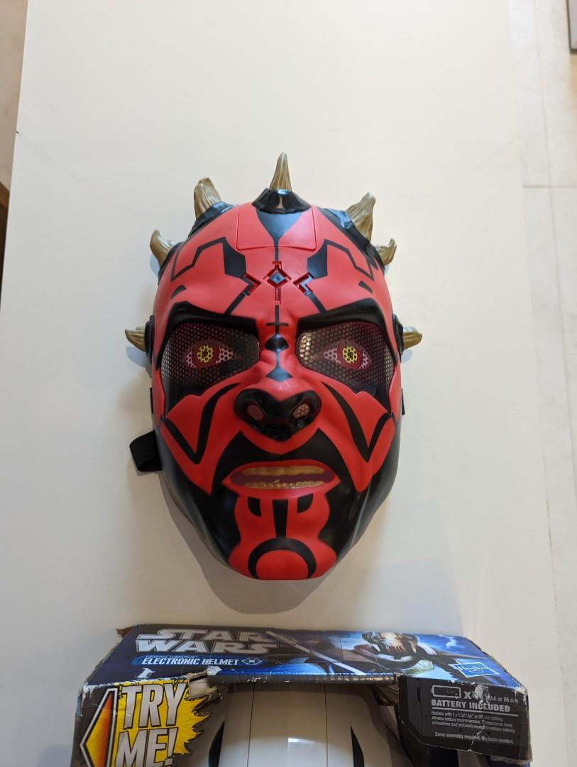 Darth maul mask Hasbro electonic, Hobbies & Toys, Toys & Games on Carousell