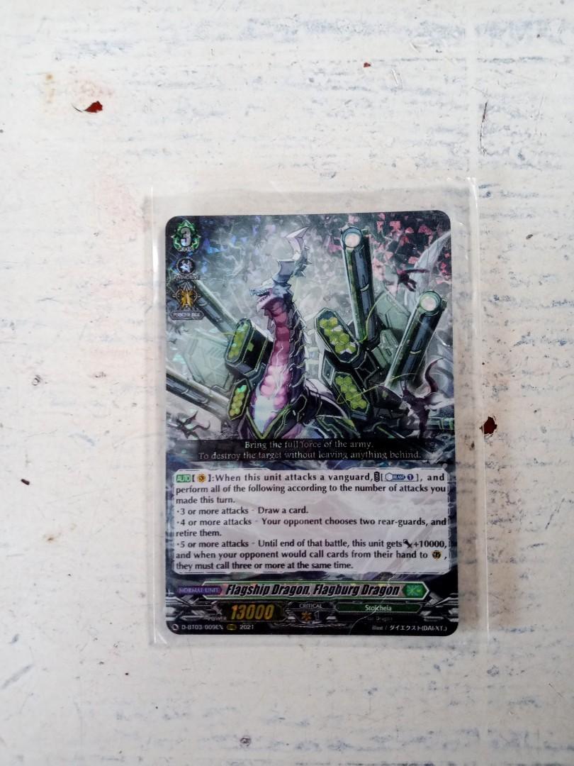 CARDFIGHT!! VANGUARD D-BT03/009EN Flagship Dragon, Flagburg Dragon ...