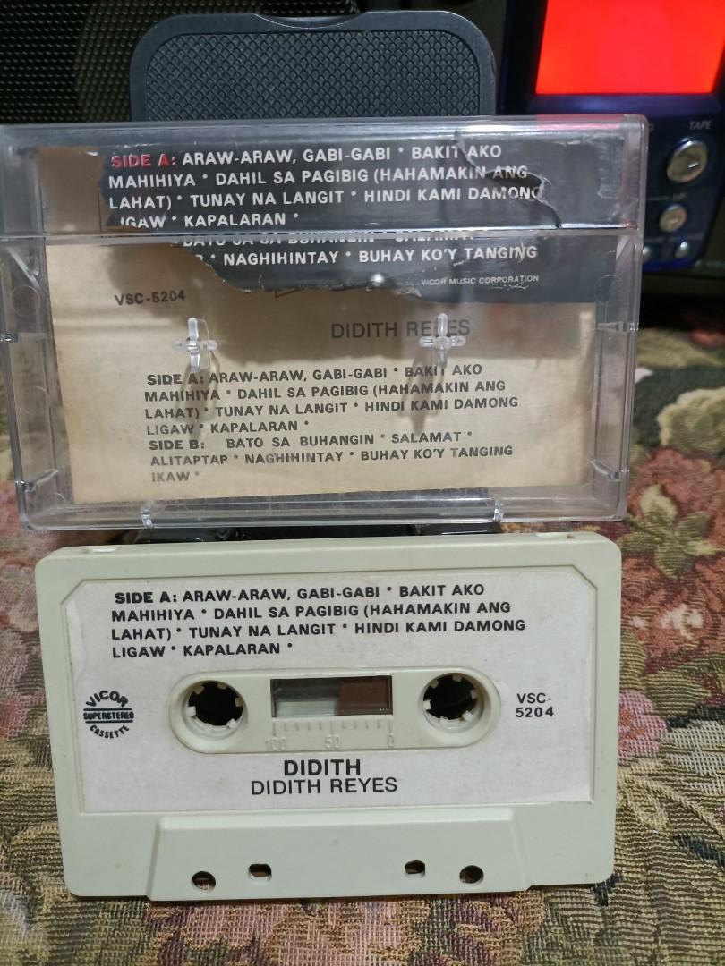 Didith Reyes Didith Cassette Tape RARE COPY, Hobbies & Toys, Music ...