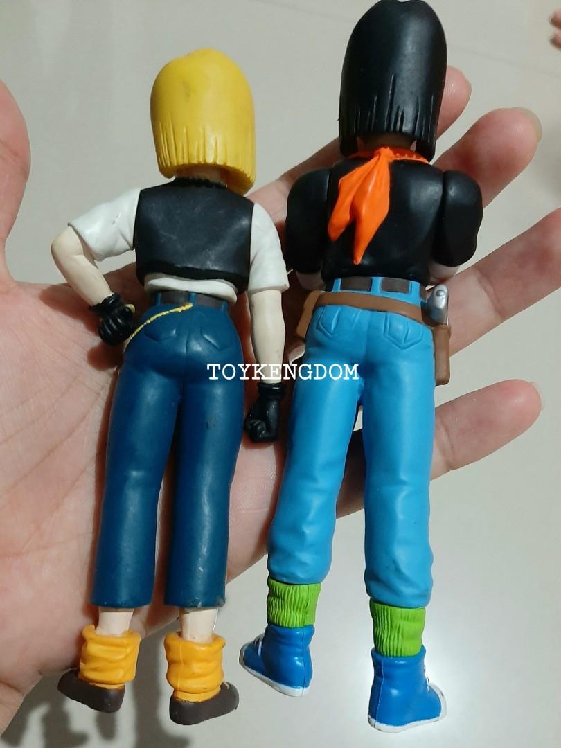 Dragon Ball Z / DBZ Sofubi Android 17 And Android 18 Figures Set ...