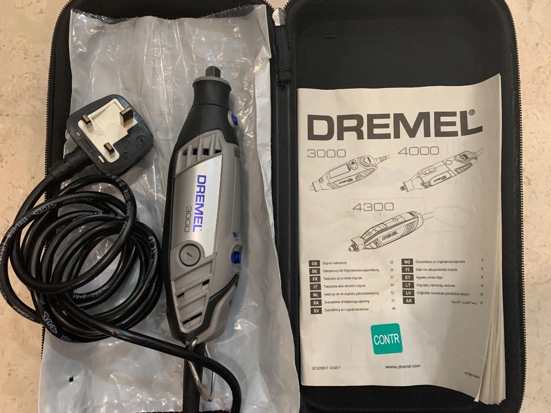 Dremel F0133000JB 3000 Rotary Multi Tool 130 W, Kit with 15 Accessories ...