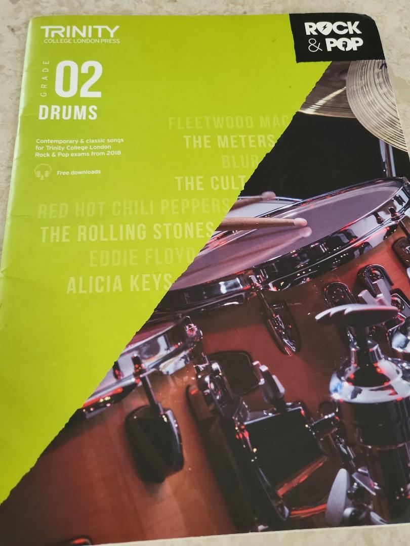 Drum Trinity Grade 2, Hobbies & Toys, Music & Media, Music Scores on Carousell