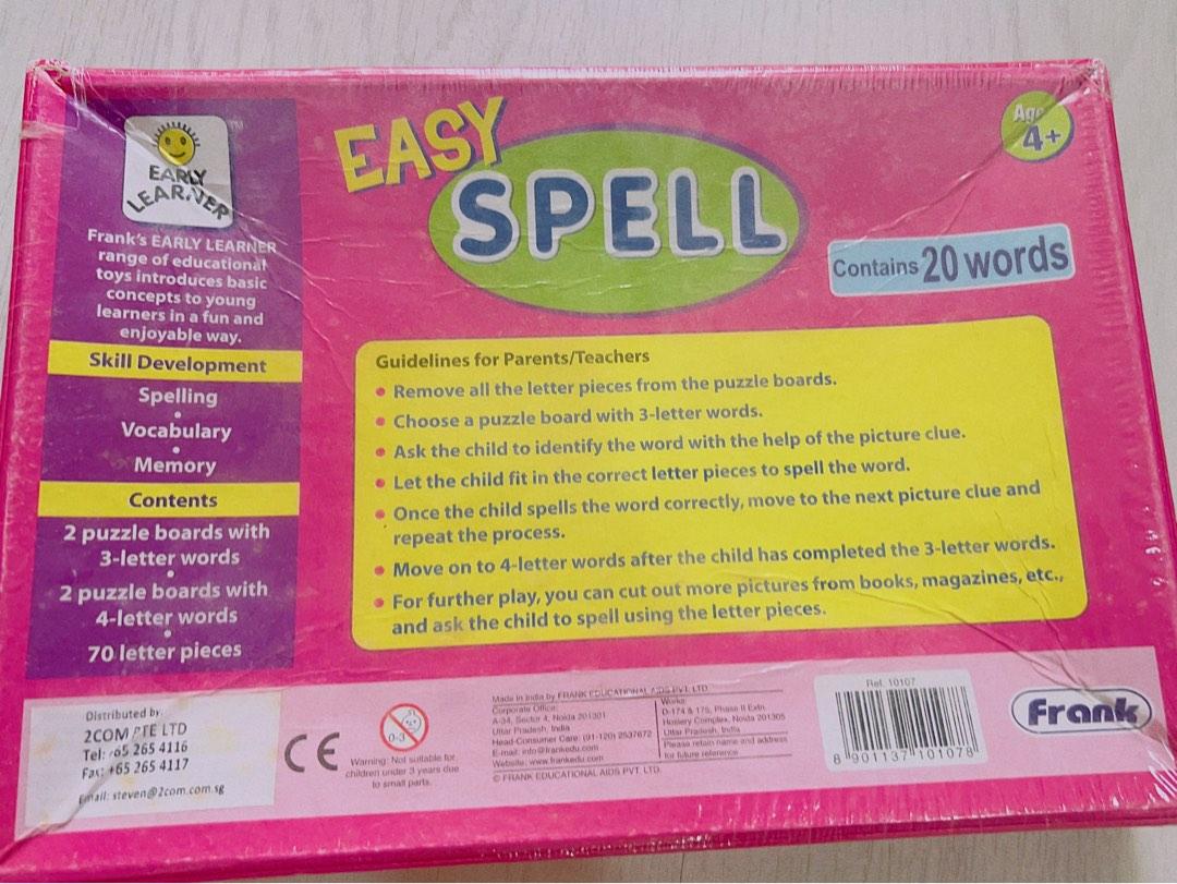 Early learner spell Frank, Hobbies & Toys, Toys & Games on Carousell