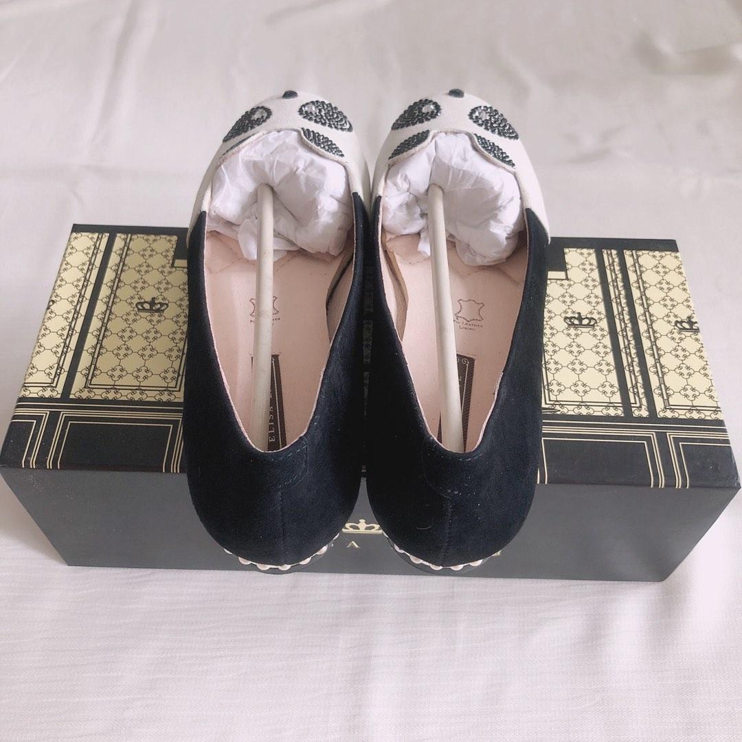 Elisa Litz Panda Flats, Women's Fashion, Footwear, Flats on Carousell
