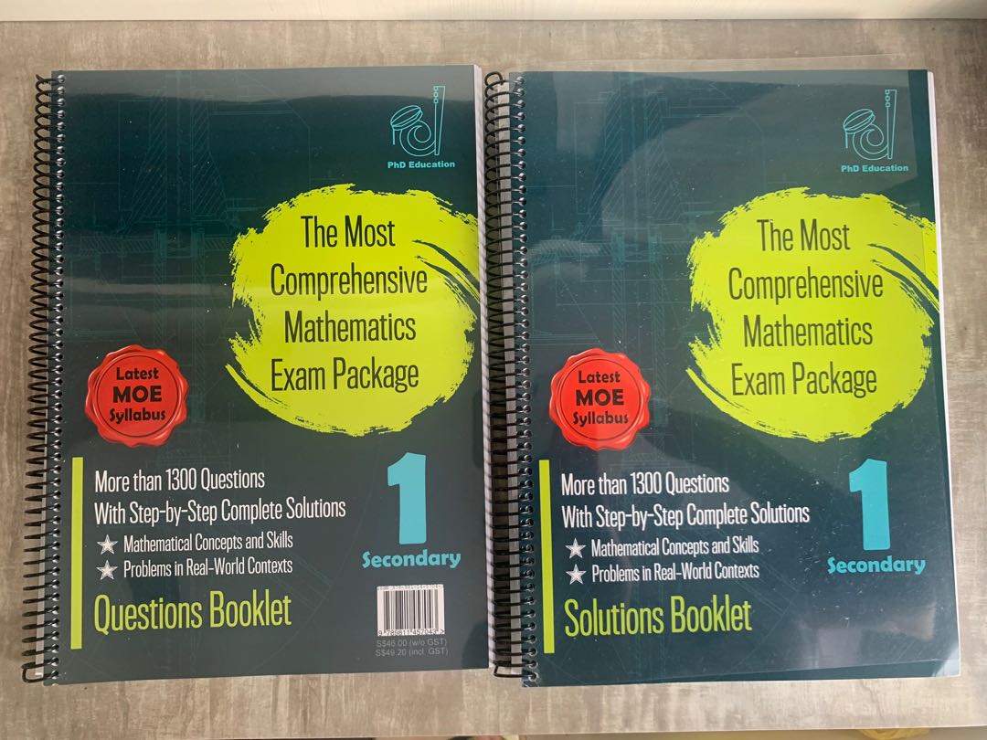 English&Maths Sec 1 assessment books, Hobbies & Toys, Books & Magazines ...