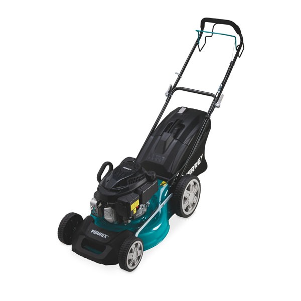 FERREX 4-Stroke Petrol Lawn Mower w/ Catcher, Furniture & Home Living ...