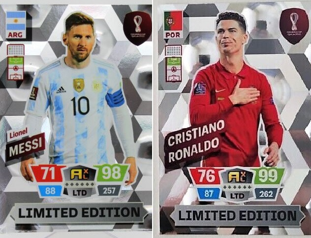 FIFA World Cup 2022 Panini Extremely RARE Limited Edition Cards (1 for ...