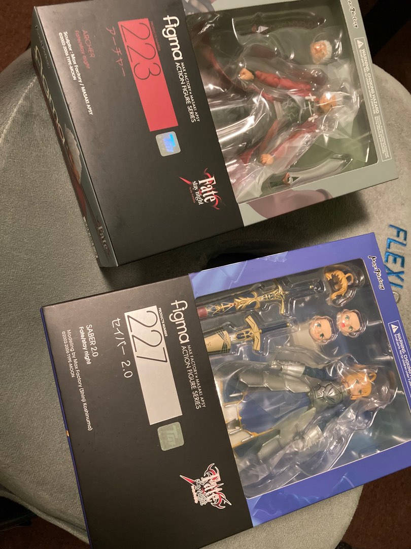 Figma Fate Series Archer Emiya and Saber Arthur Pendragon, Hobbies ...