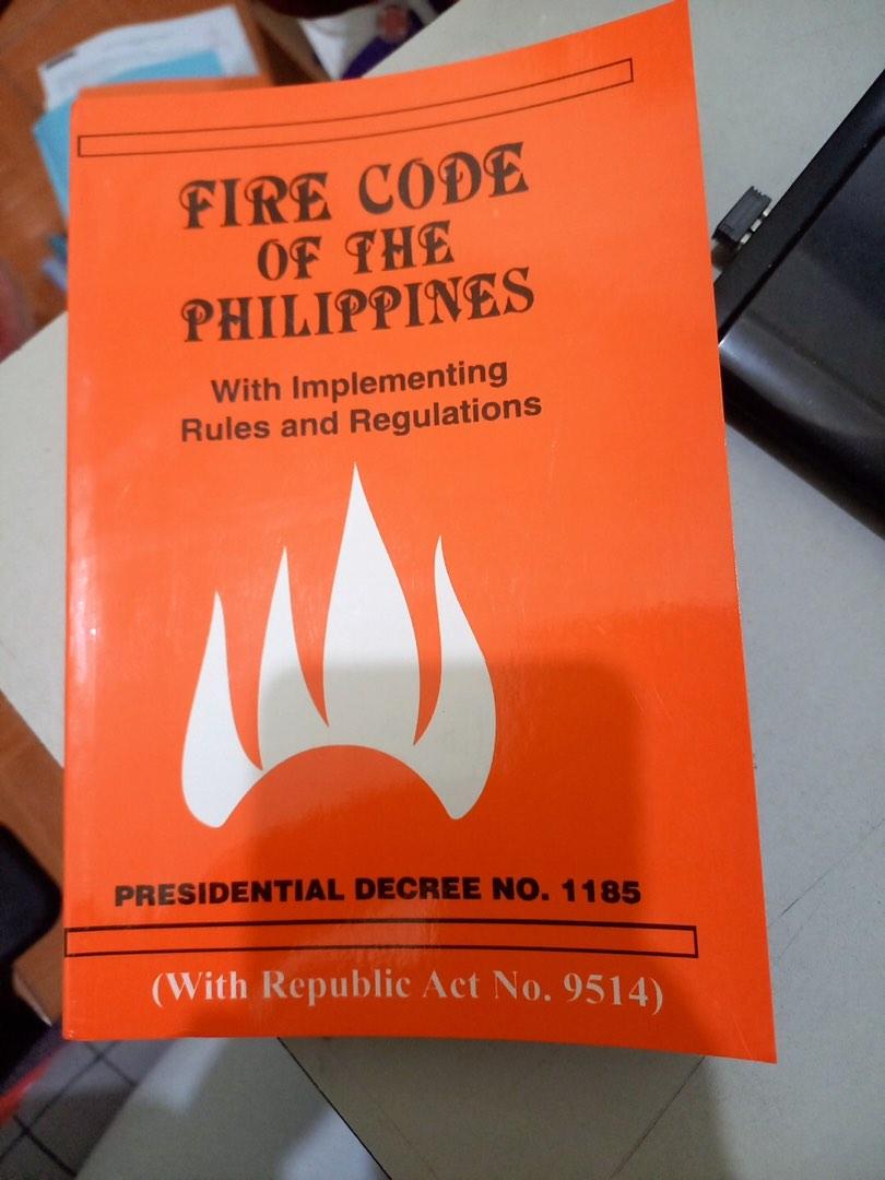 Fire Code of the Philippines with IRR, Hobbies & Toys, Books ...