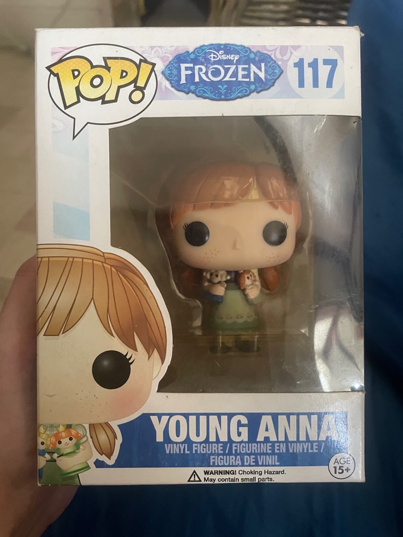 Funko Pop 117 Young Anna from Frozen, Hobbies & Toys, Toys & Games on ...