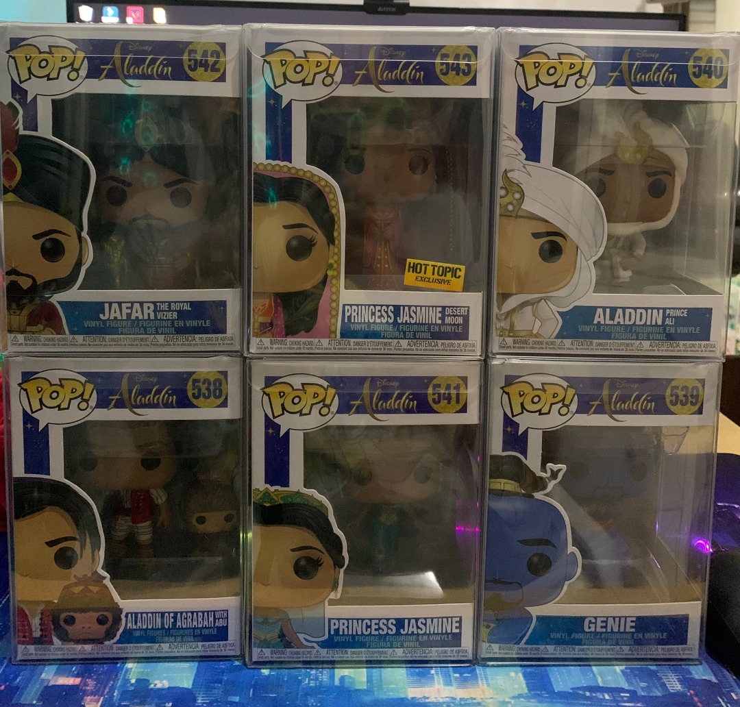 Funko Pop Aladdin The Movie Set of 6, Hobbies & Toys, Toys & Games on ...