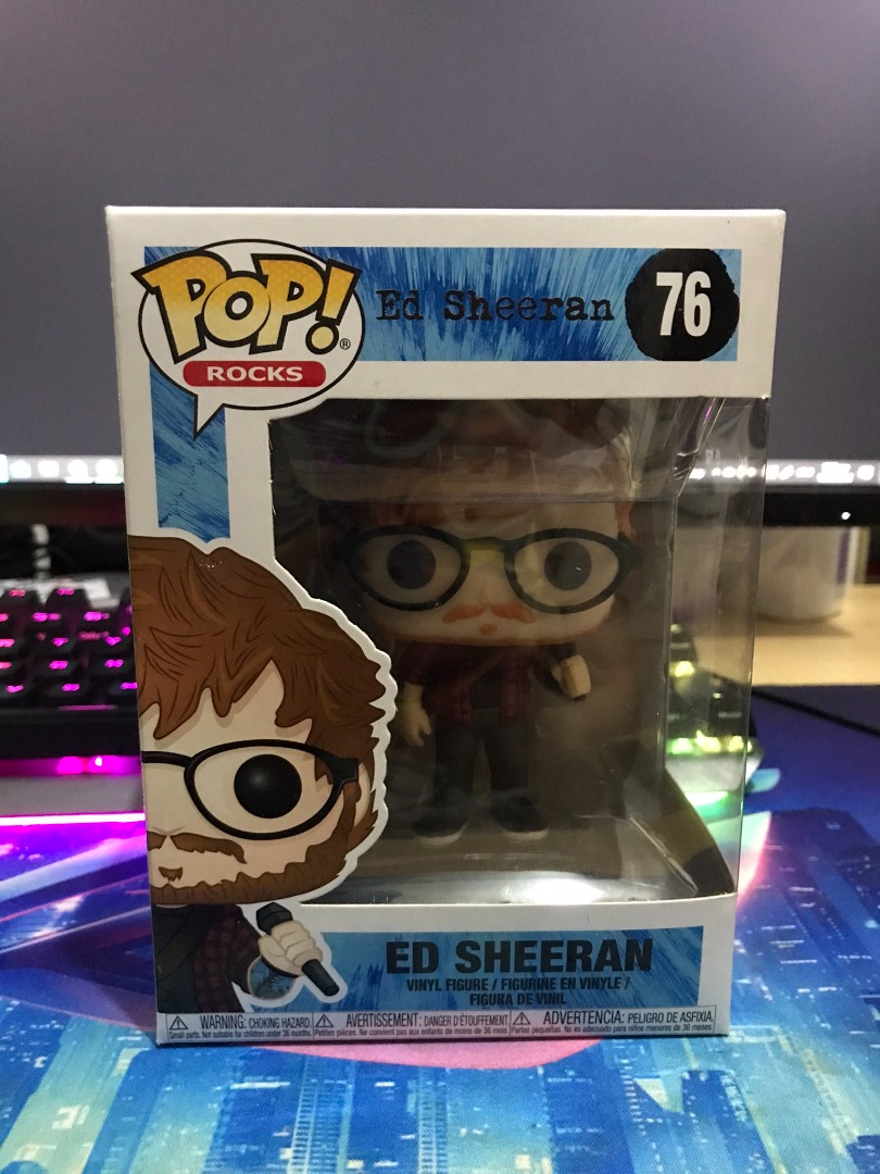 Funko Pop Ed Sheeran, Hobbies & Toys, Toys & Games on Carousell