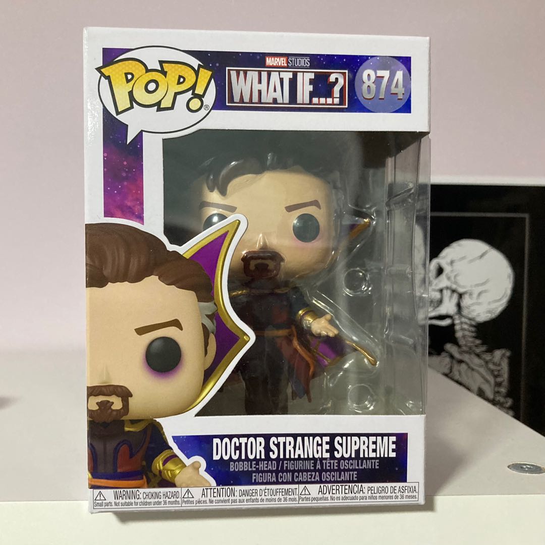 Funko Pop! Supreme Strange (Marvel What-If), Hobbies & Toys, Toys ...
