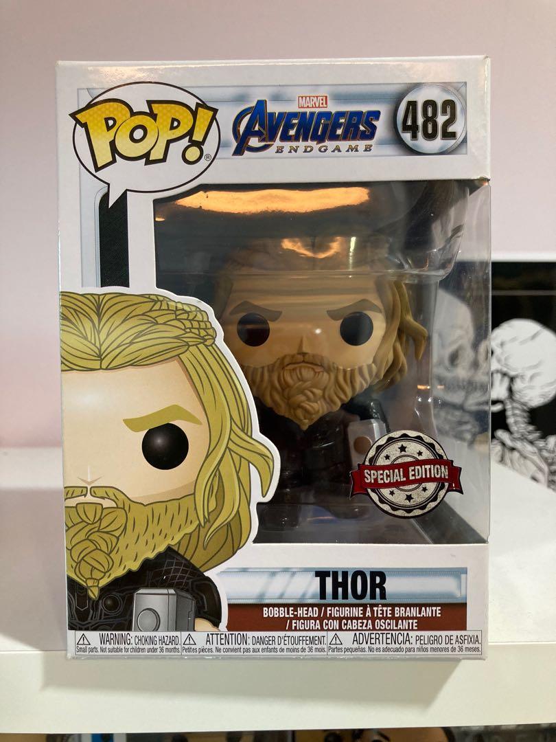 Funko Pop Thor Marvel Avengers Endgame ( w/ Mjolnir & Stormbreaker ...