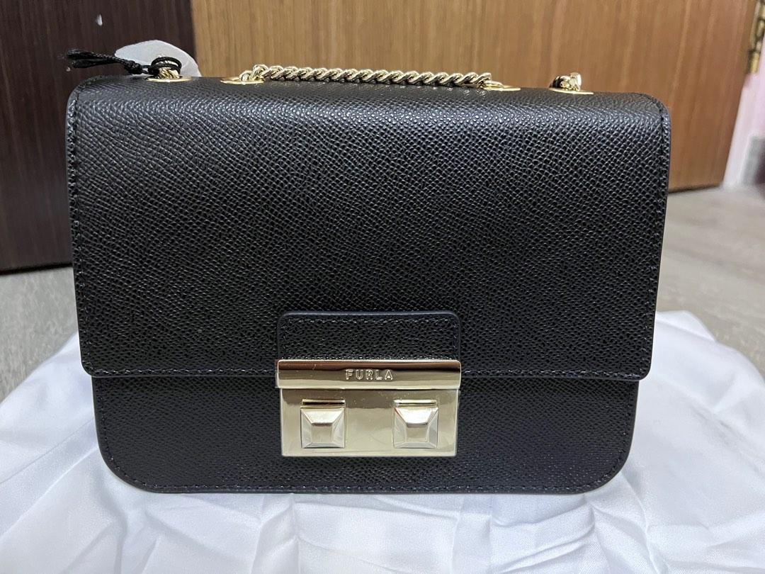 Furla mini Bella in black, Women's Fashion, Bags & Wallets, Cross-body ...