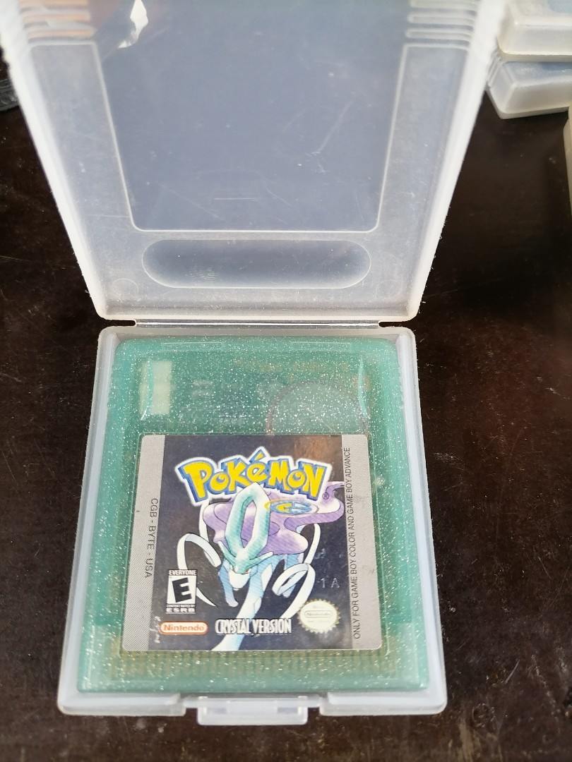 Gameboy Pokémon crystal US version original, Video Gaming, Video Games ...