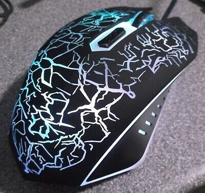 GAMESTART Gaming Mouse USB Wired Mouse 4 Adjustable DPI Levels with ...