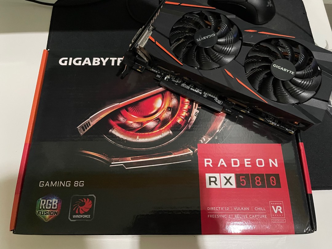 Gigabyte RX580 8GB GDDR5, Computers & Tech, Parts & Accessories ...