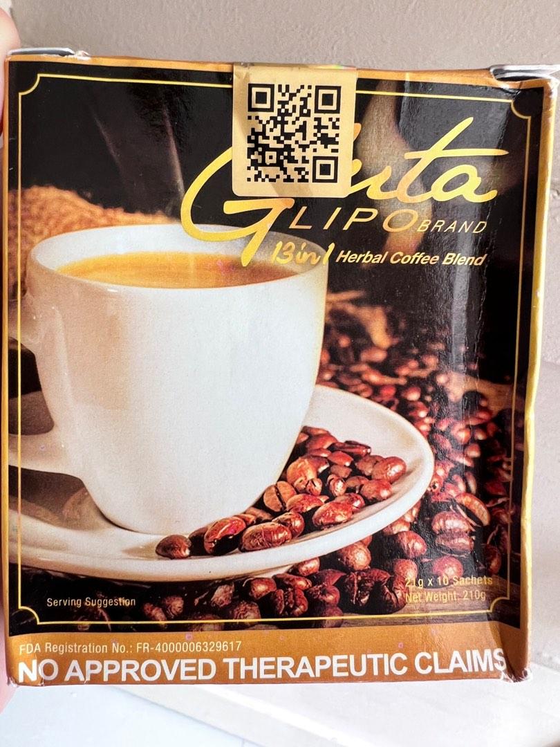 Gluta Lipo Coffee 13 in 1 Herbal Coffee Blend, Furniture & Home Living ...