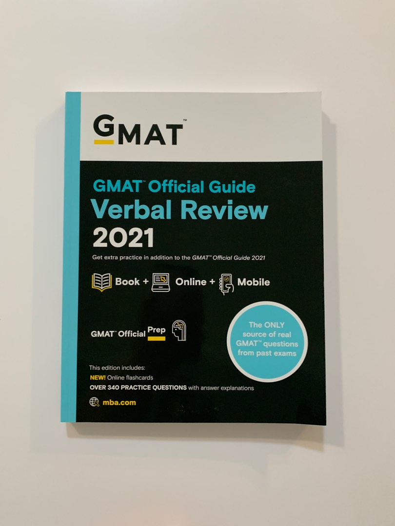 GMAT Official Guide - Verbal Review 2021 (Book + Online + Mobile ...