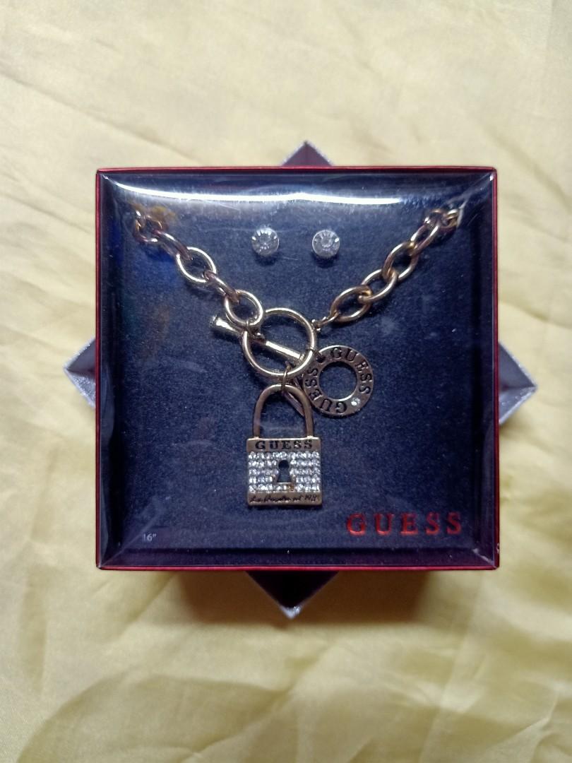 Guess Jewelry Set, Women's Fashion, Jewelry & Organizers, Necklaces on Carousell