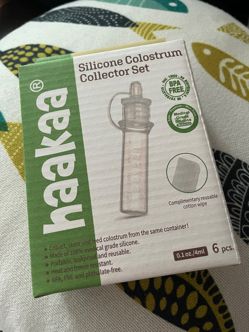 Haakaa Silicone Colostrum Collector Set, Babies & Kids, Nursing ...