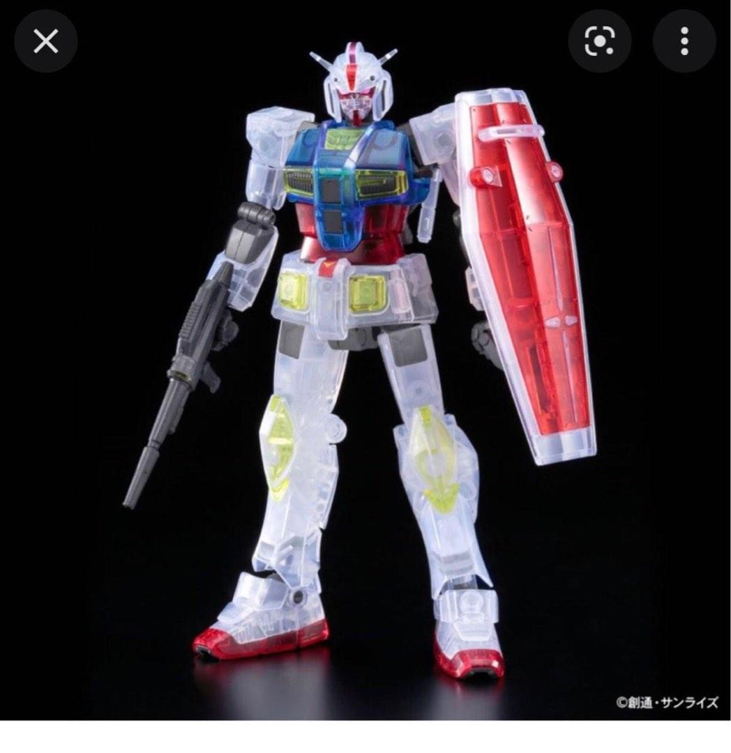HG G40 RX-78-2 Gundam clear version, 興趣及遊戲, 玩具 & 遊戲類 - Carousell