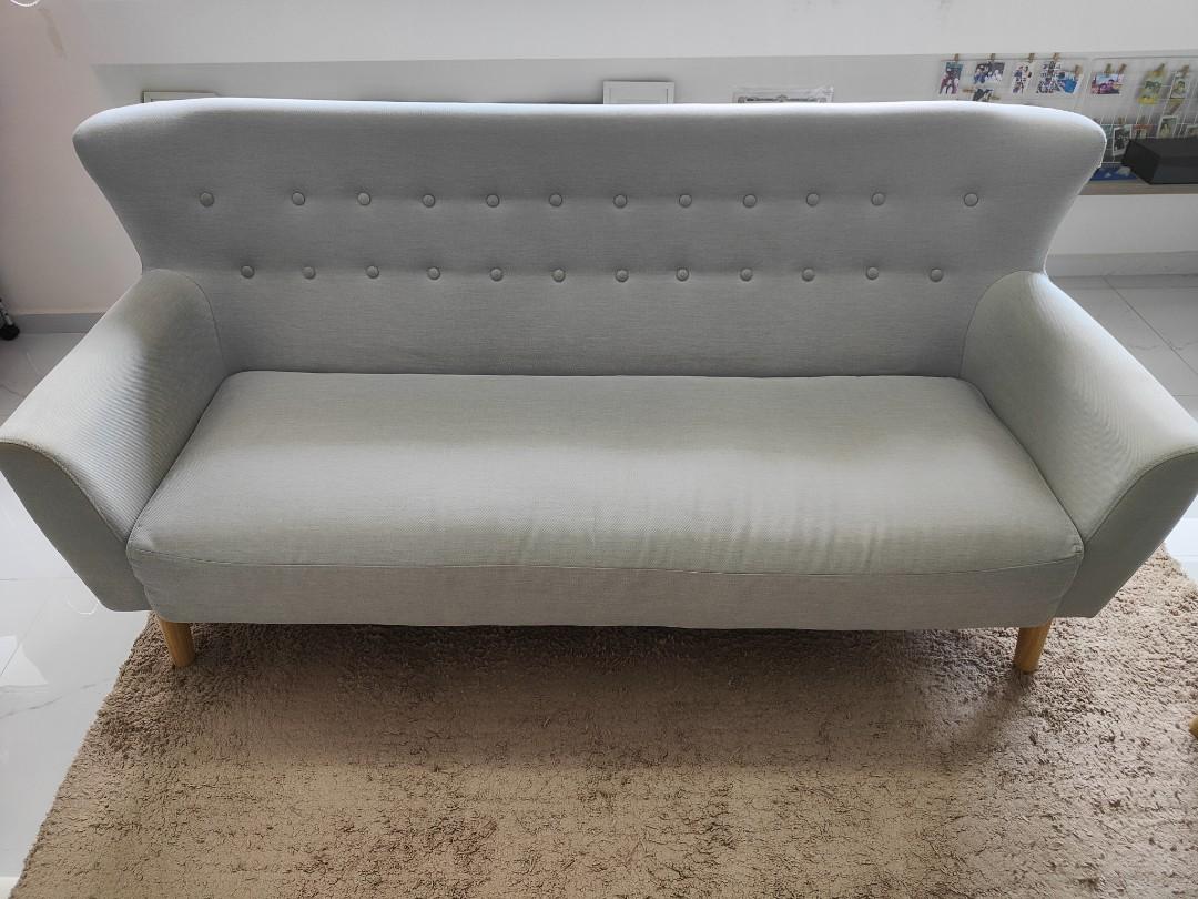 Hip van sofa like new Sofia 3 seater, Furniture & Home Living, Furniture, Sofas on Carousell