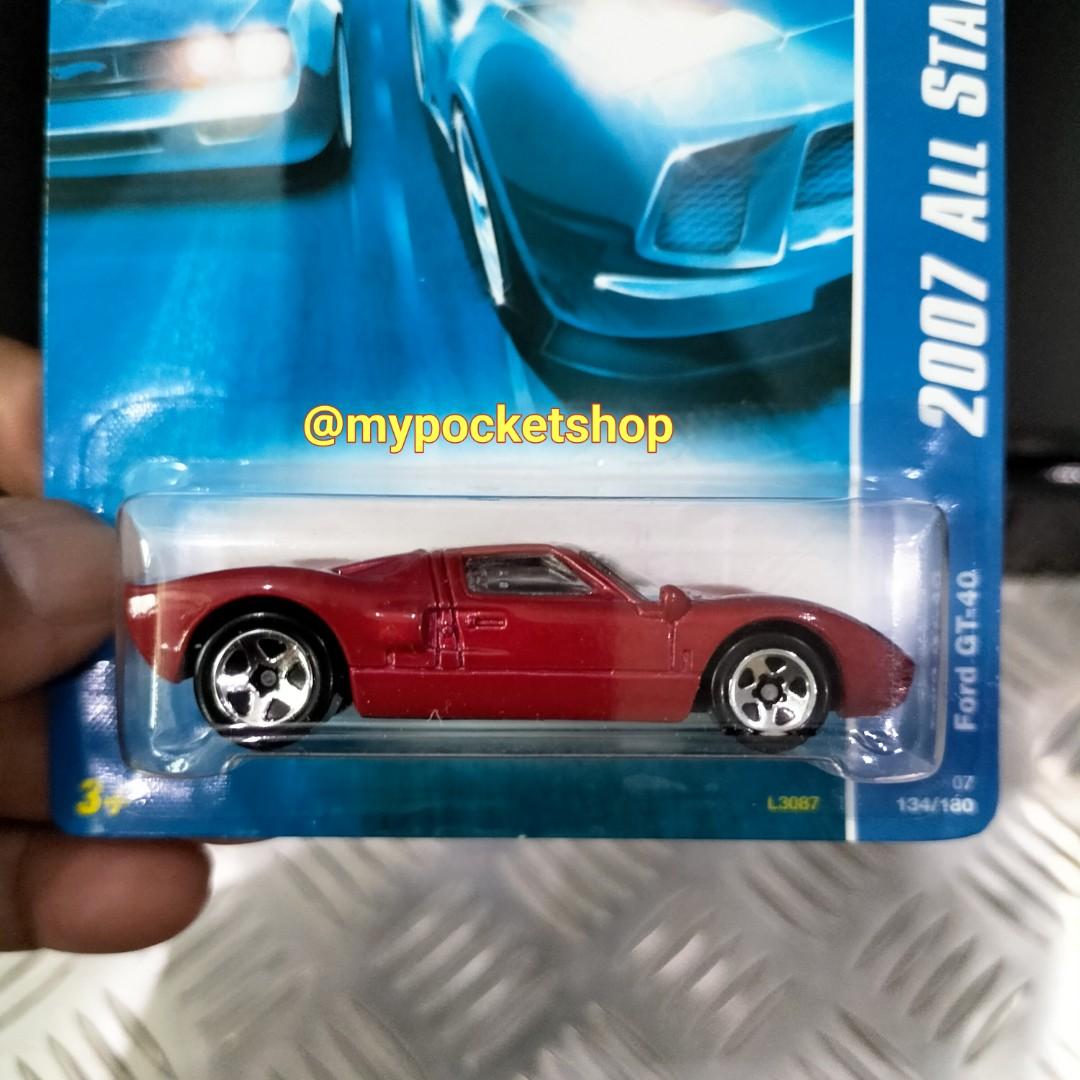Hot Wheels FORD GT-40 / GT40 - Red (22) / 2007 Hotwheels All Stars ...