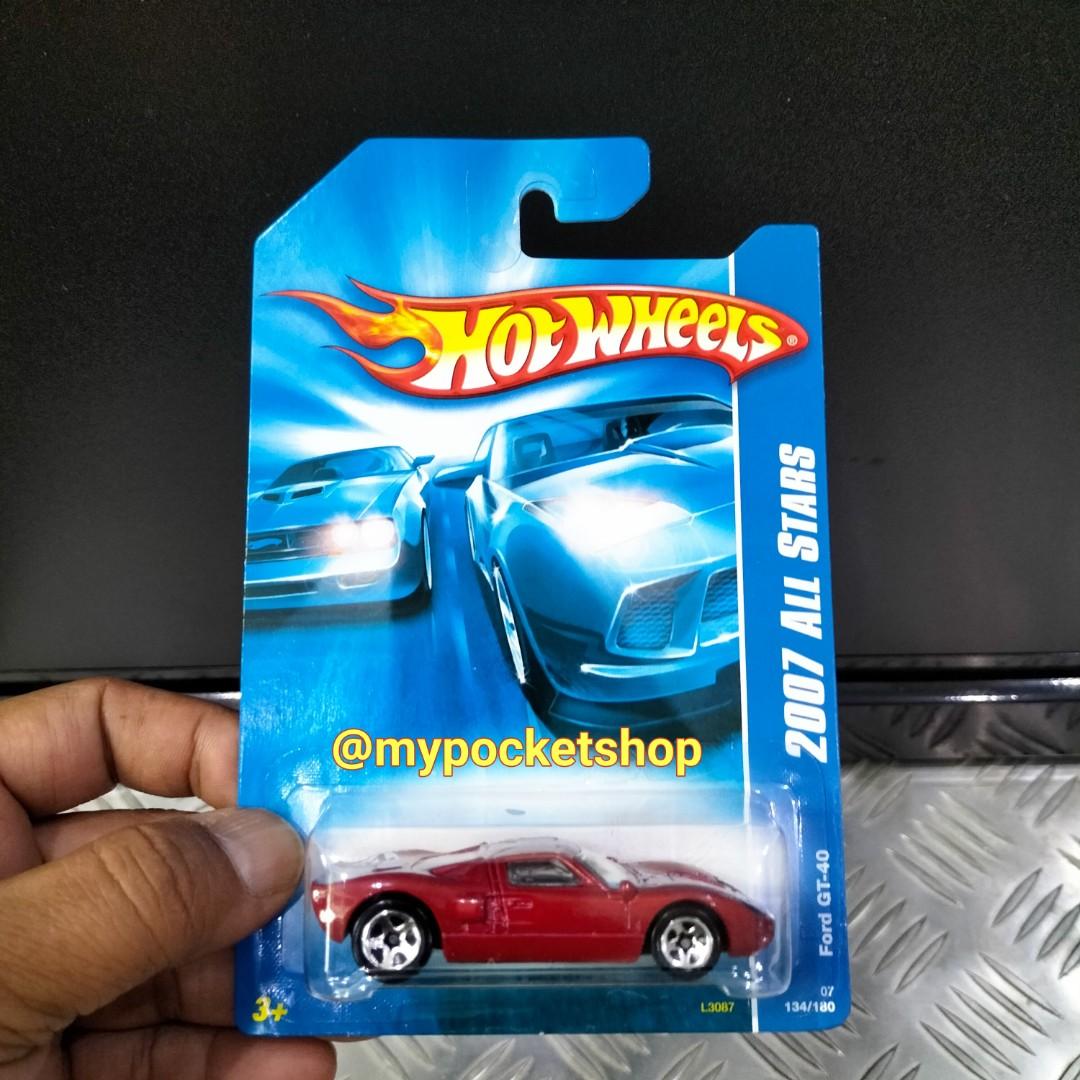 Hot Wheels FORD GT-40 / GT40 - Red (22) / 2007 Hotwheels All Stars ...