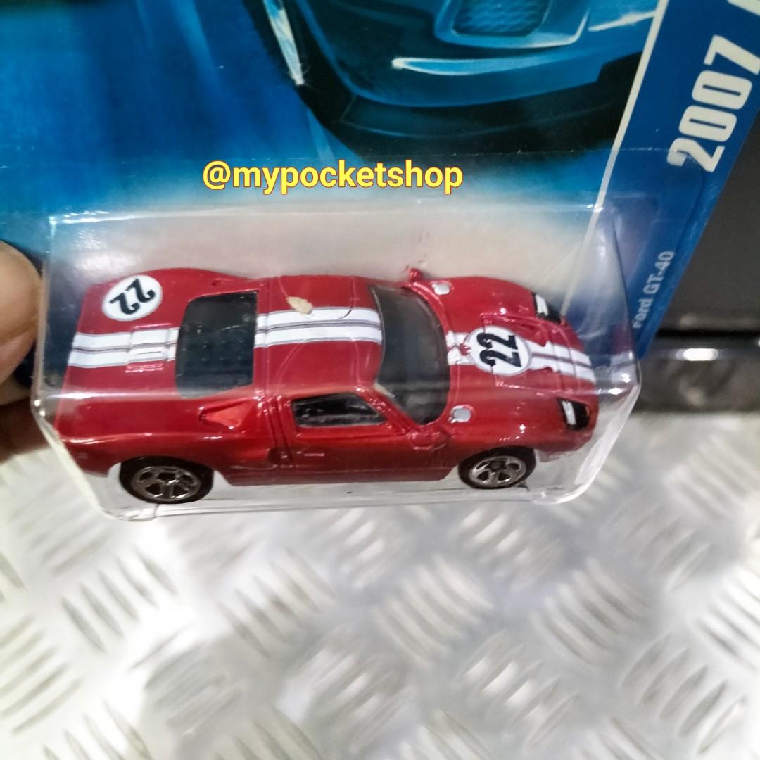 Hot Wheels FORD GT-40 / GT40 - Red (22) / 2007 Hotwheels All Stars ...