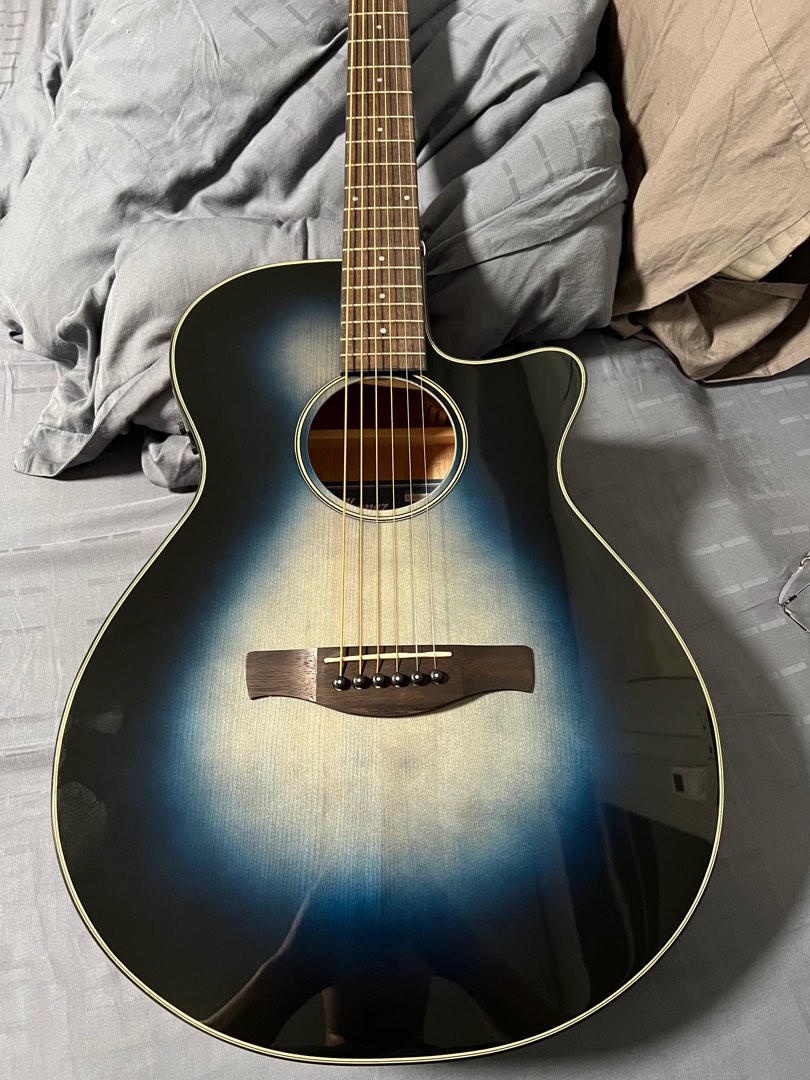 Ibanez AEG50-IBH Indigo Blue Burst High Gloss, Hobbies & Toys, Music ...