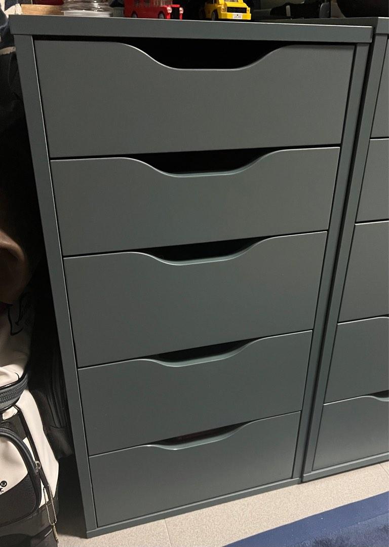 IKEA Alex Drawer GREY TURQUOISE, Furniture & Home Living, Furniture ...
