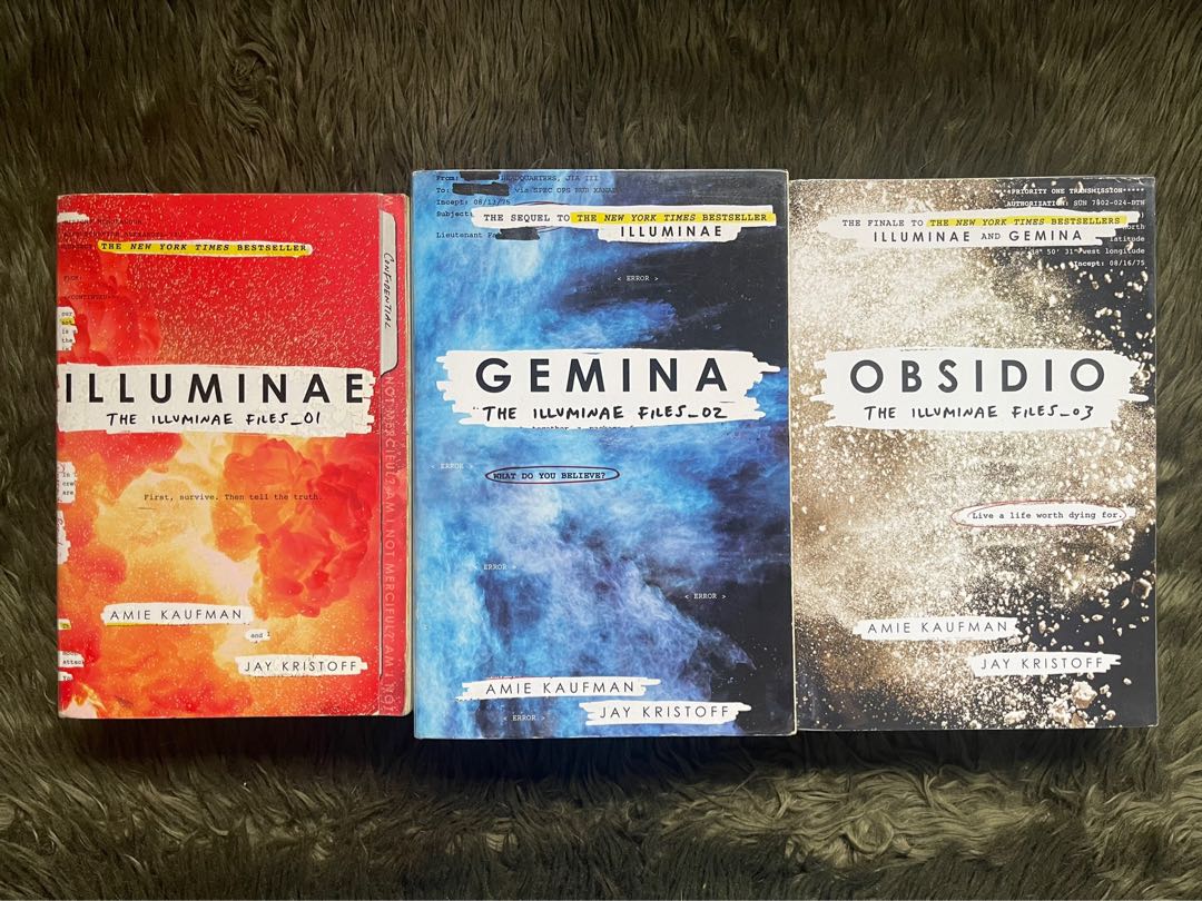 Illuminae Trilogy by Jay Kristoff and Amie Kaufman, Hobbies & Toys ...