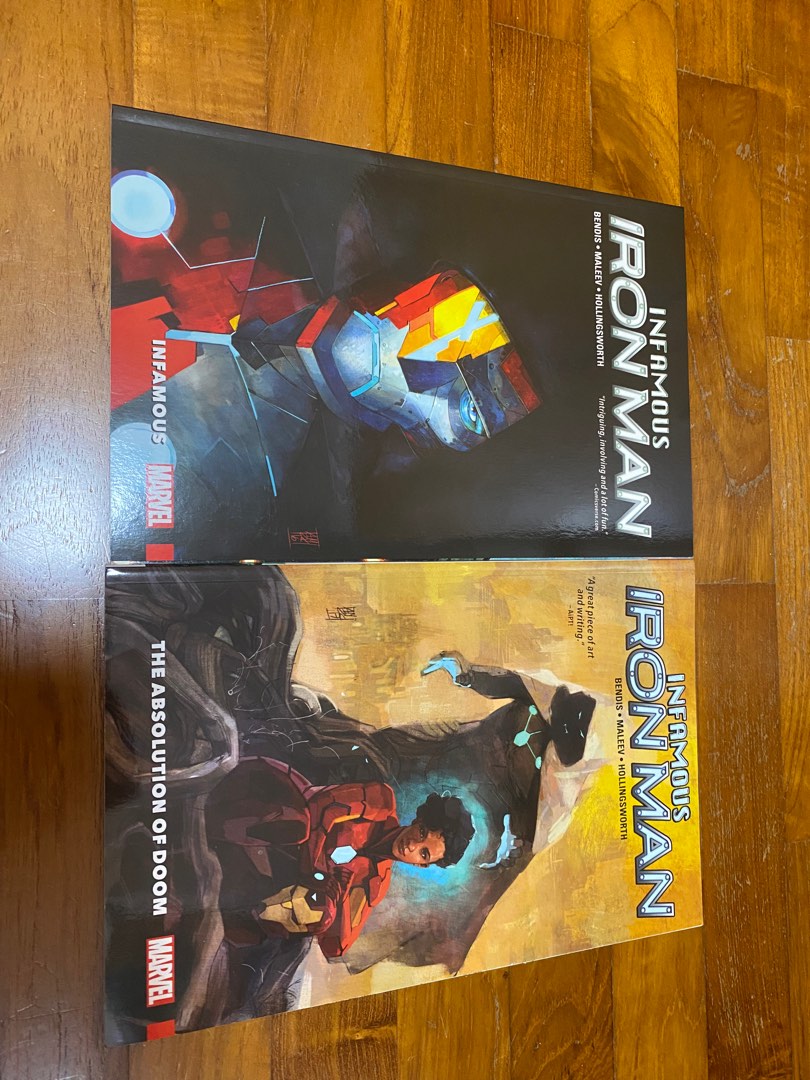 Infamous Iron Man Vol 1 & Vol 2 Bundle, Hobbies & Toys, Books ...