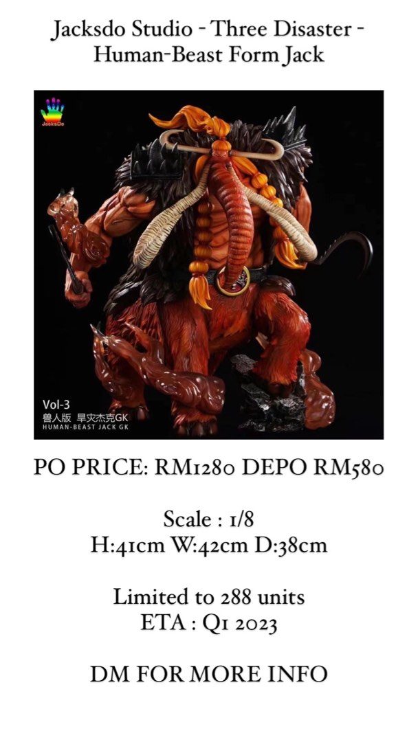 Jacksdo Studio - Three Disaster- Human-Beast Form Jack, Hobbies & Toys ...