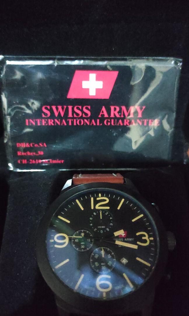 Jam Tangan Swiss Army Original, Fesyen Pria, Jam Tangan di Carousell