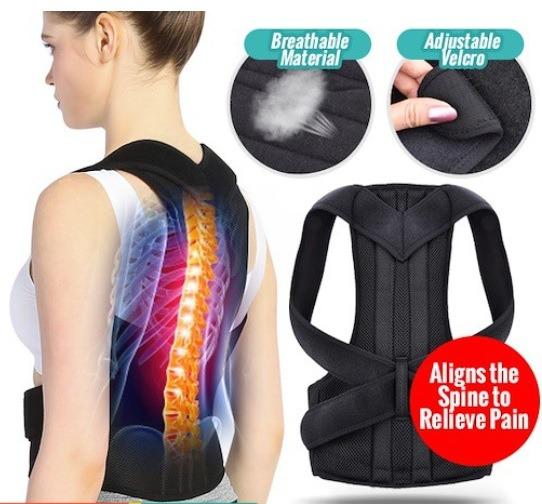Japanese Posture Corrector, Full Shoulder & Back Support Brace, to ...