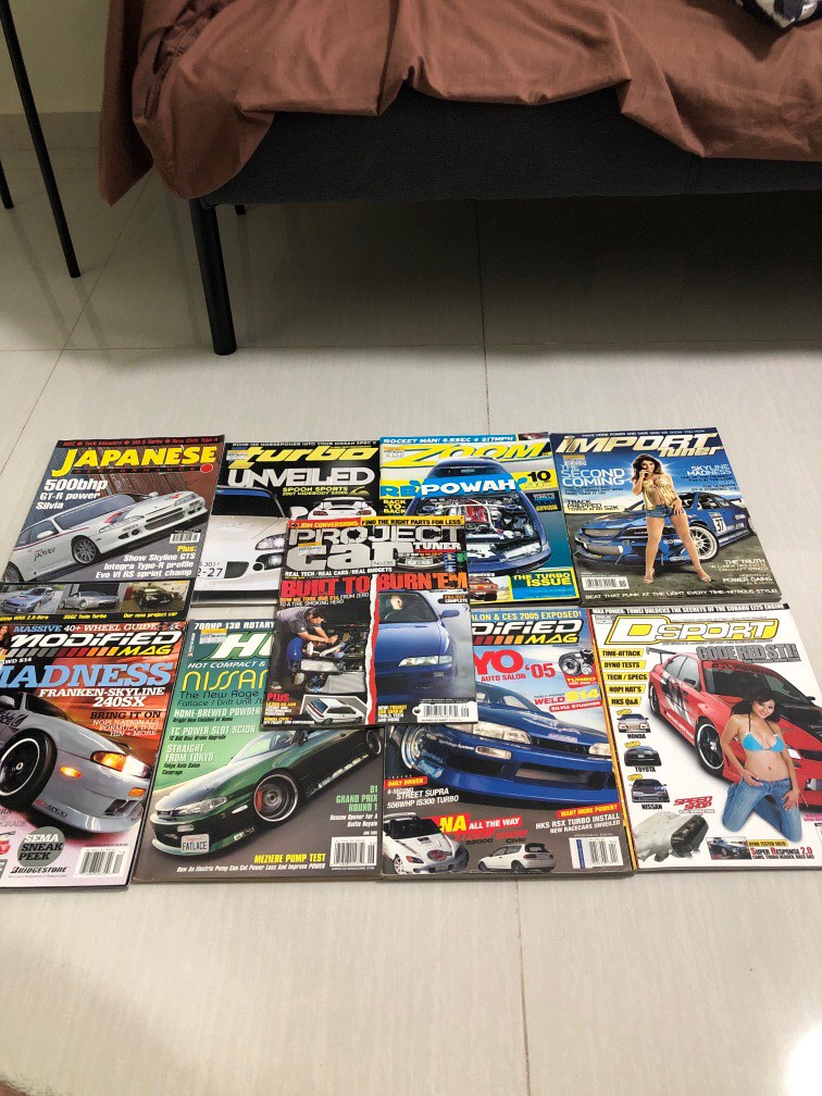 JDM Cars Magazines (Assortment), Hobbies & Toys, Books & Magazines ...