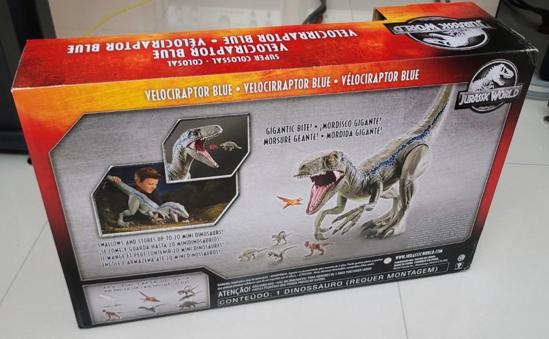 Jurassic World Super Colossal Raptor Blue, 興趣及遊戲, 玩具 & 遊戲類 - Carousell