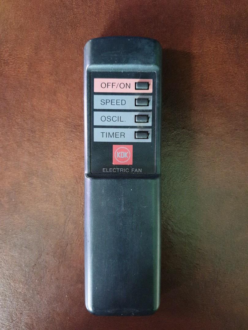 KDK Electric Wall Fan remote control unit P40MS, Furniture & Home ...