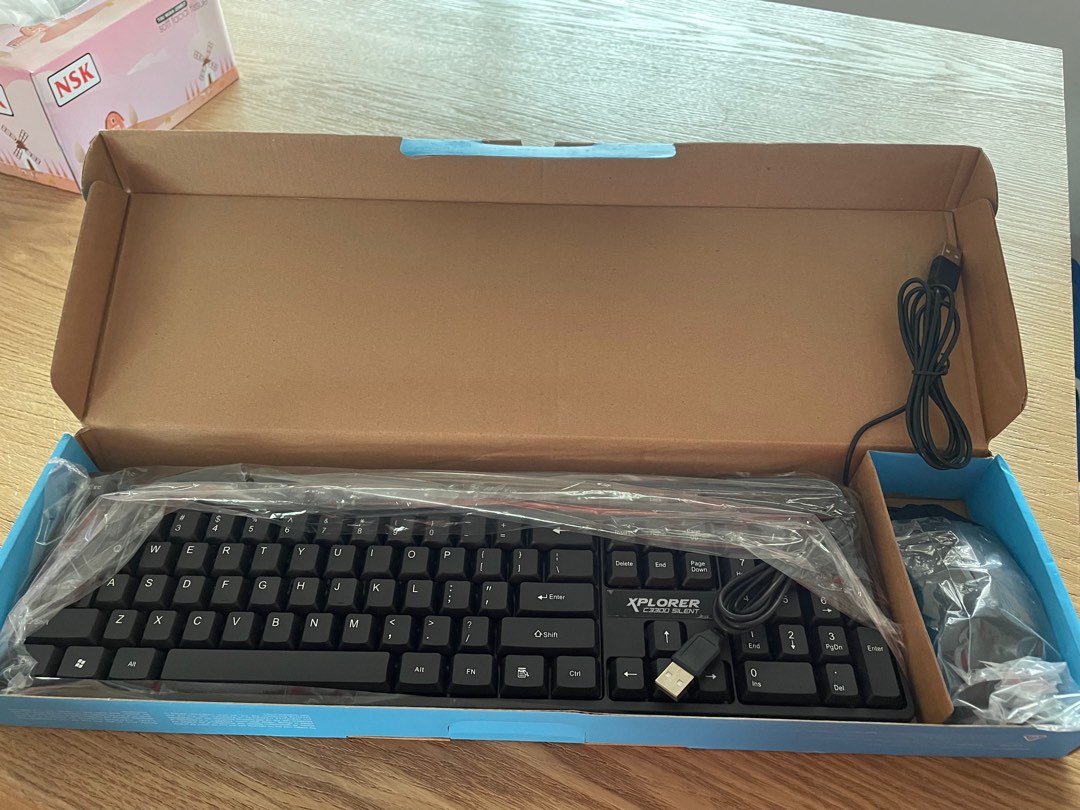 Keyboard with mouse, Computers & Tech, Parts & Accessories, Computer ...
