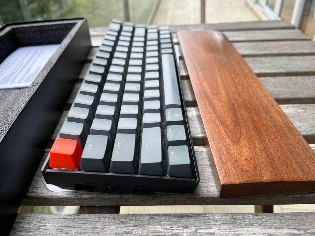 Keychron K6 RGB Brown Switch + Walnut Wood Palm Rest, Computers & Tech ...