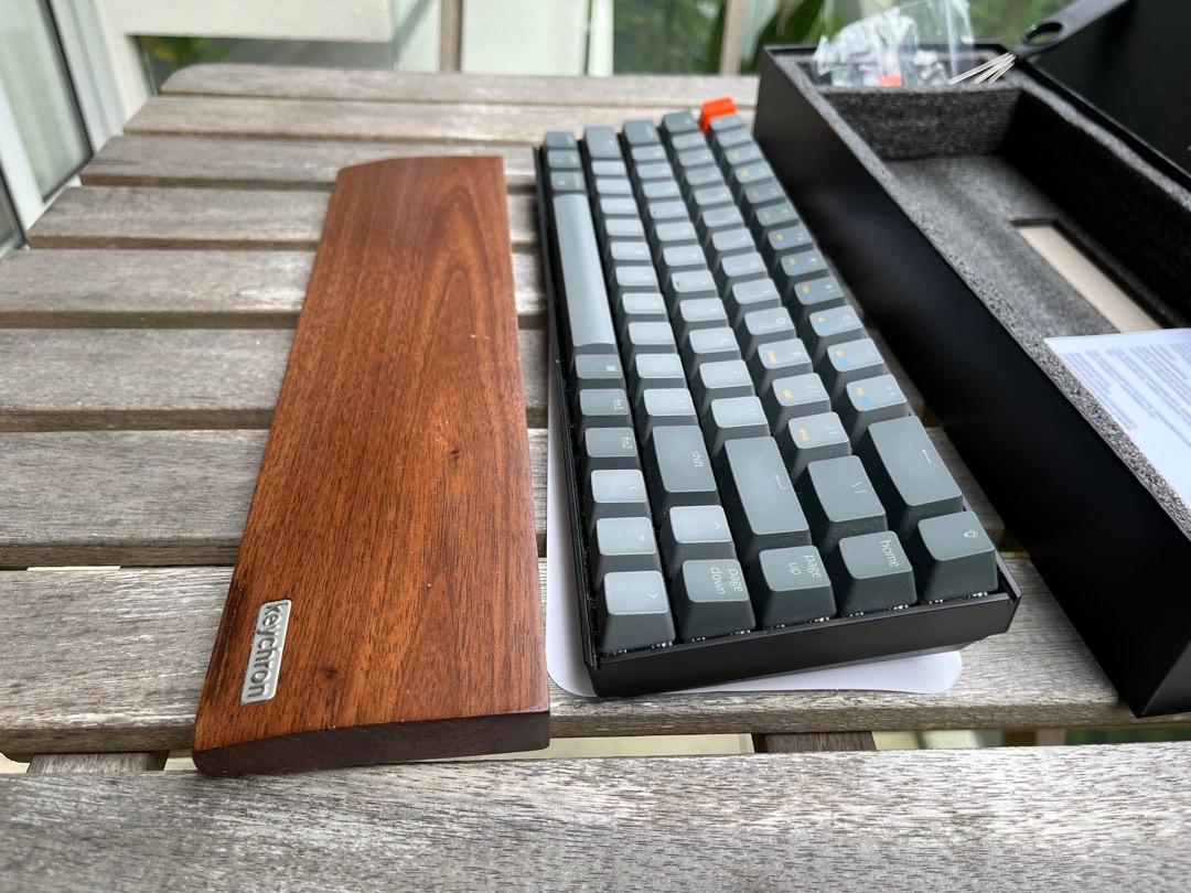 Keychron K6 RGB Brown Switch + Walnut Wood Palm Rest, Computers & Tech ...