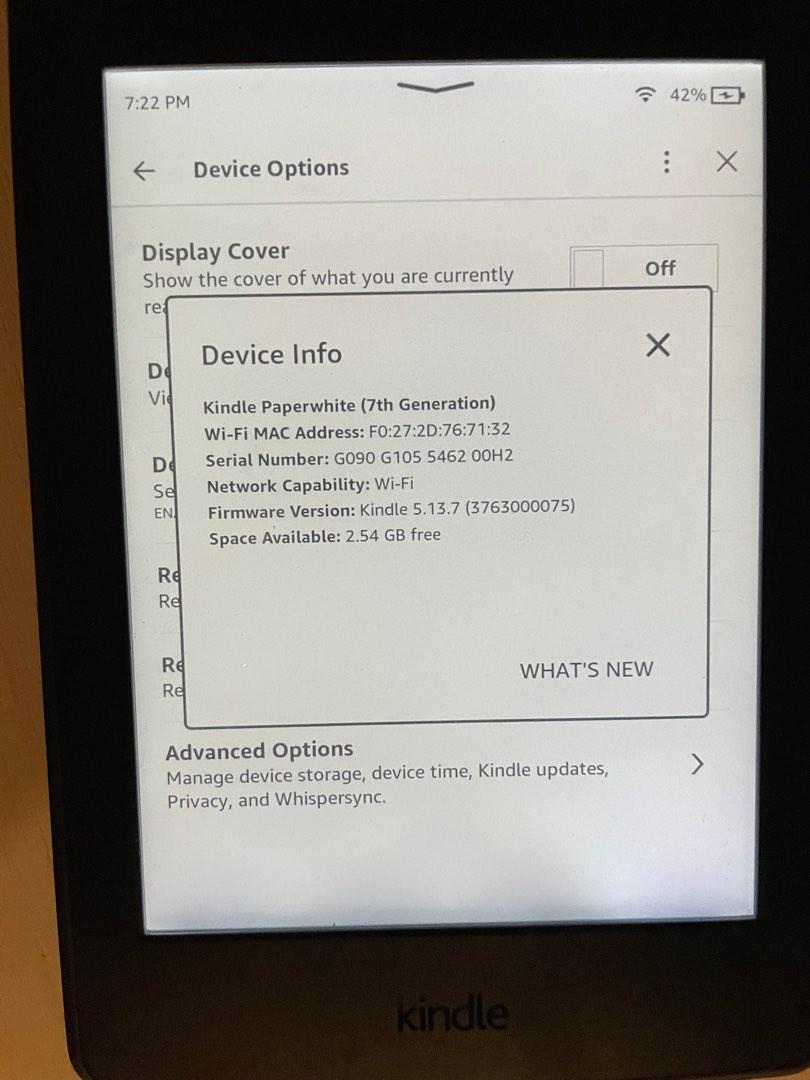 Kindle paperwhite 7th Generation, Mobile Phones & Gadgets, E-Readers on ...
