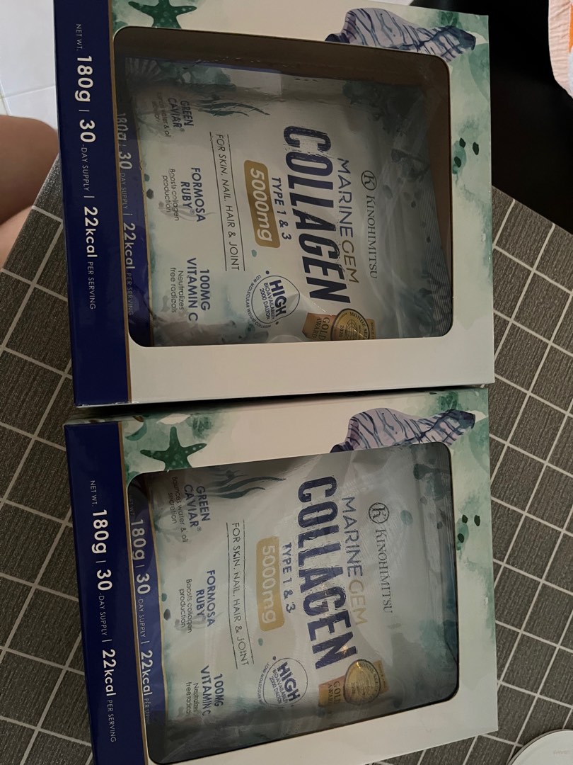 Kinohimitsu Collagen Powder, Health & Nutrition, Health Supplements ...