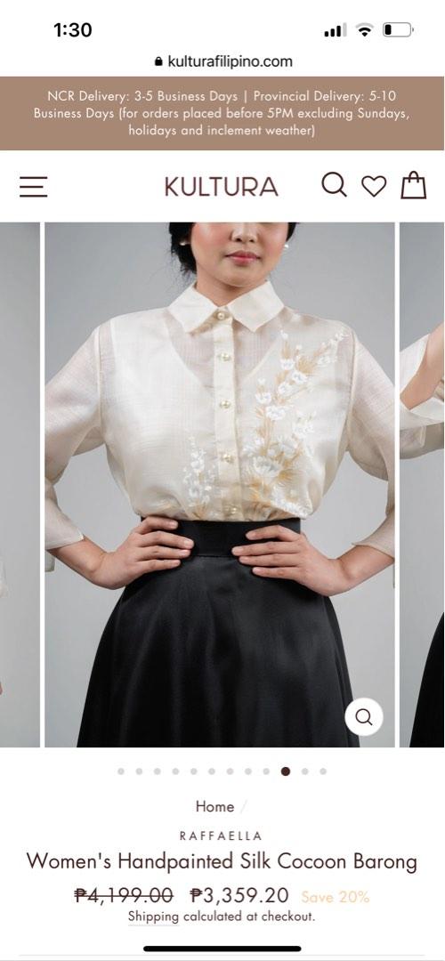 Kultura Ladies Barong, Women's Fashion, Tops, Others Tops on Carousell